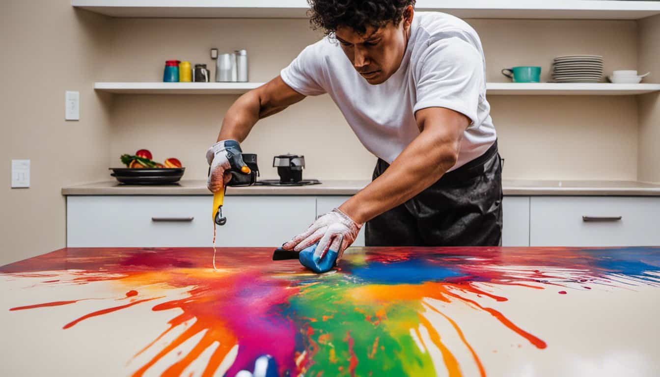 Spray Painted Countertops: A Quick DIY Guide - Vip Home Design