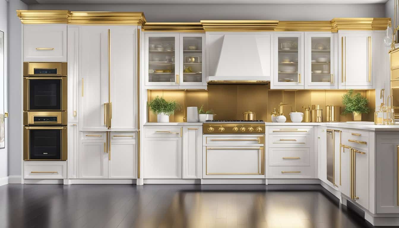 White and Gold Kitchen Appliances: How to Upgrade Your Kitchen With it